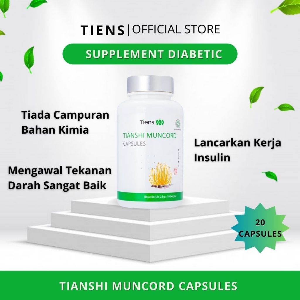MUNCORD TIENS CAPSULES DIABETIC CARE SUPPLEMENT CONTROL BLOOD SUGAR ...