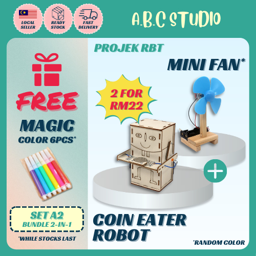 ABC🎁PROJEK RBT SET A2🎁 DIY STEM Science Education School Project Physic ...