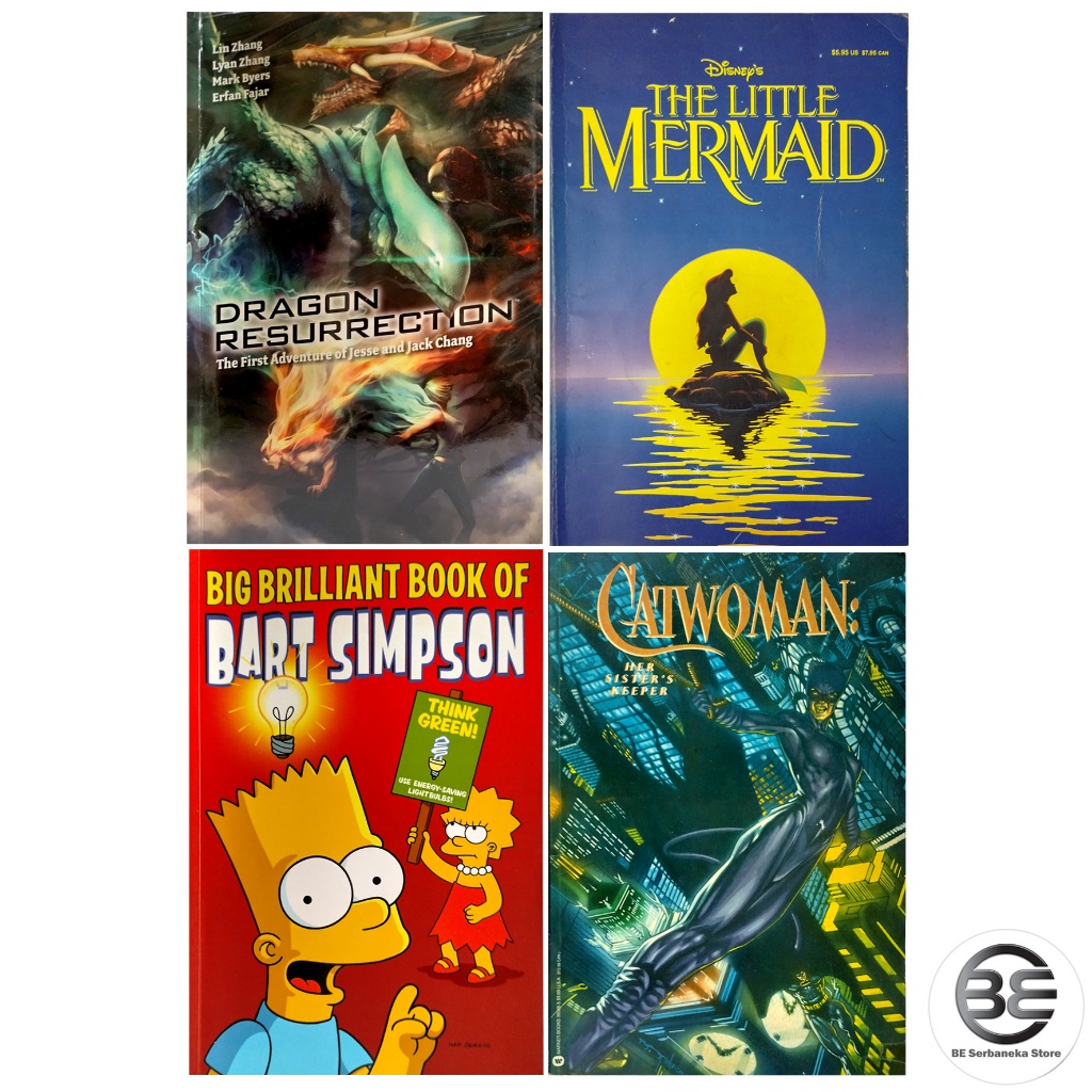 Dragon Resurrection, The Little Mermaid, Catwoman, Bart Simpson Comic ...