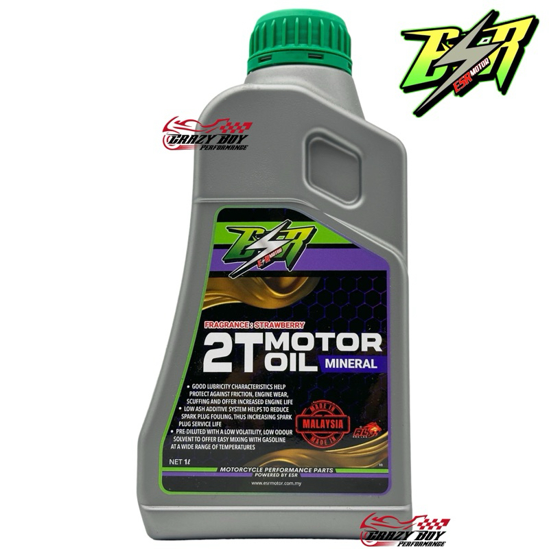 ESR MOTOR 2T OIL STRAWBERRY MINYA 2T MOTOR ESR MOTOR 100% ORIGINAL BAU ...