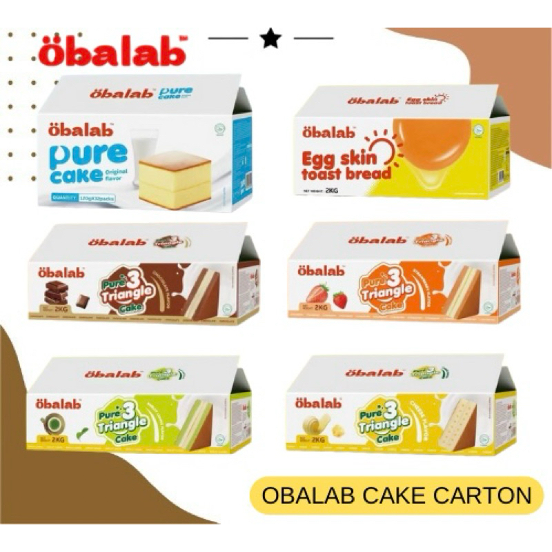 PROMO! Obalab squishy triangle cake 20pcs (Exp:12/04-21/04/25) | Shopee ...