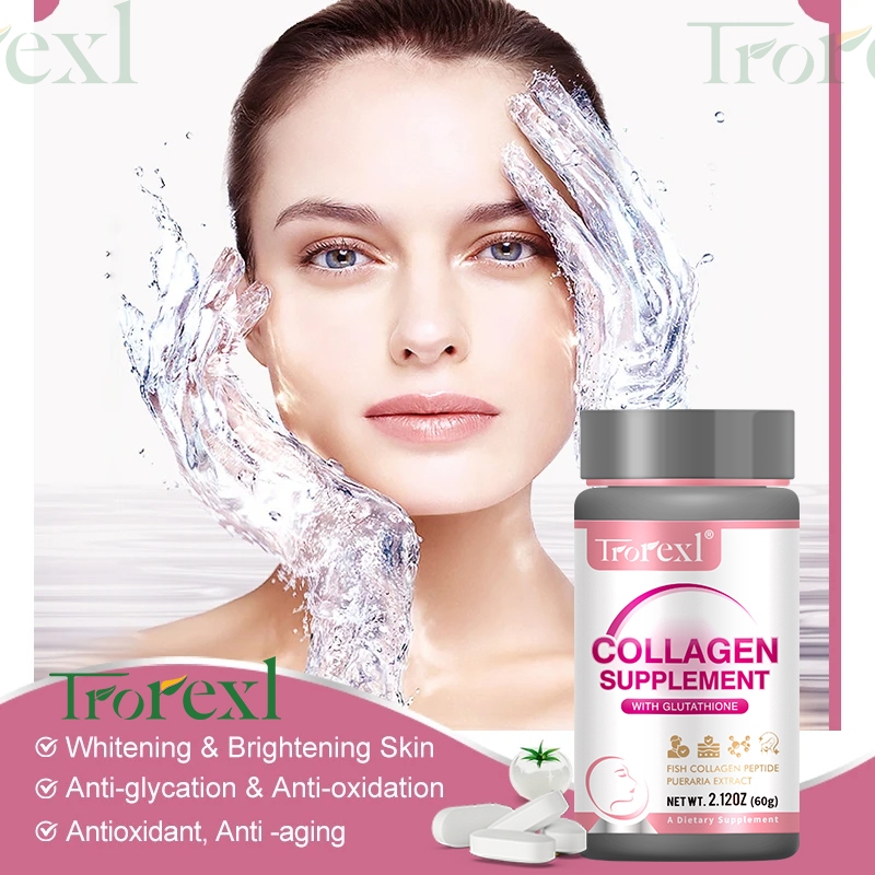 Trorexl 60 tablets/bottle Collagen Glutathione Tablets Brighten Skin ...