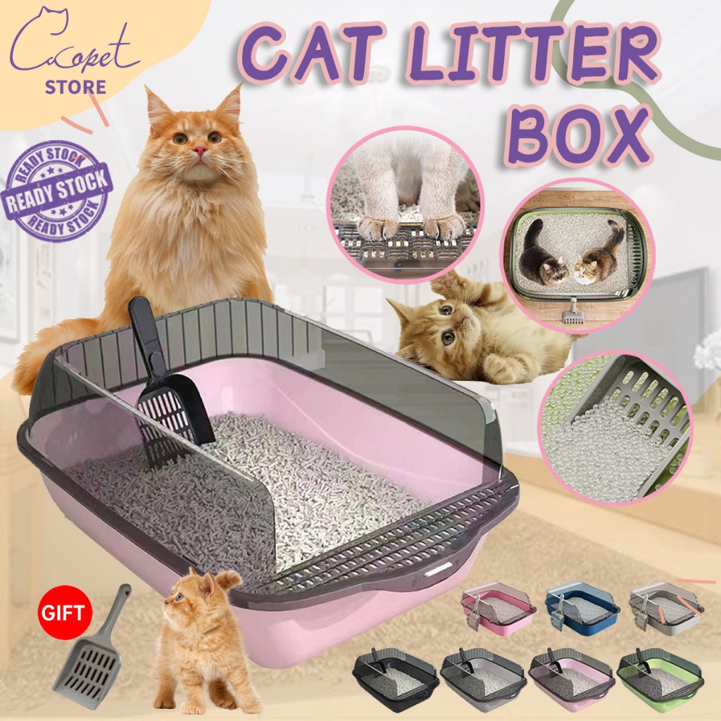 Lowest Price Large Cat Litter Box Toilet Kucing Box Bekas Berak Kucing ...
