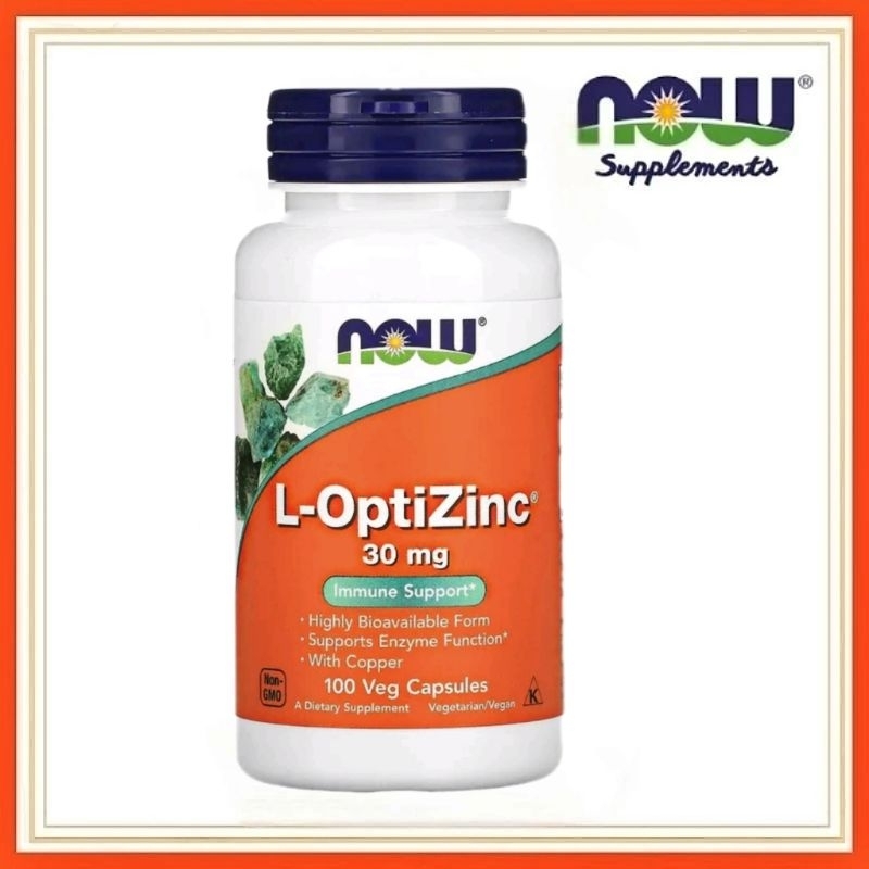 L-OptiZinc, 30 mg, 100 Veg Capsules | Shopee Malaysia