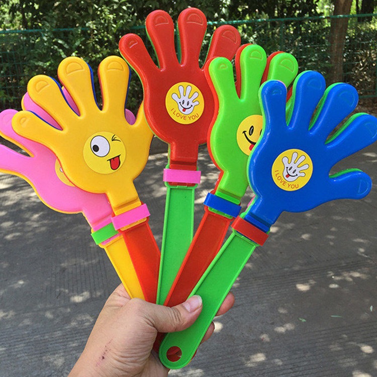 24cm Hand Clappers Noise Makers Classic Toy for Kids Plastic Clapper ...