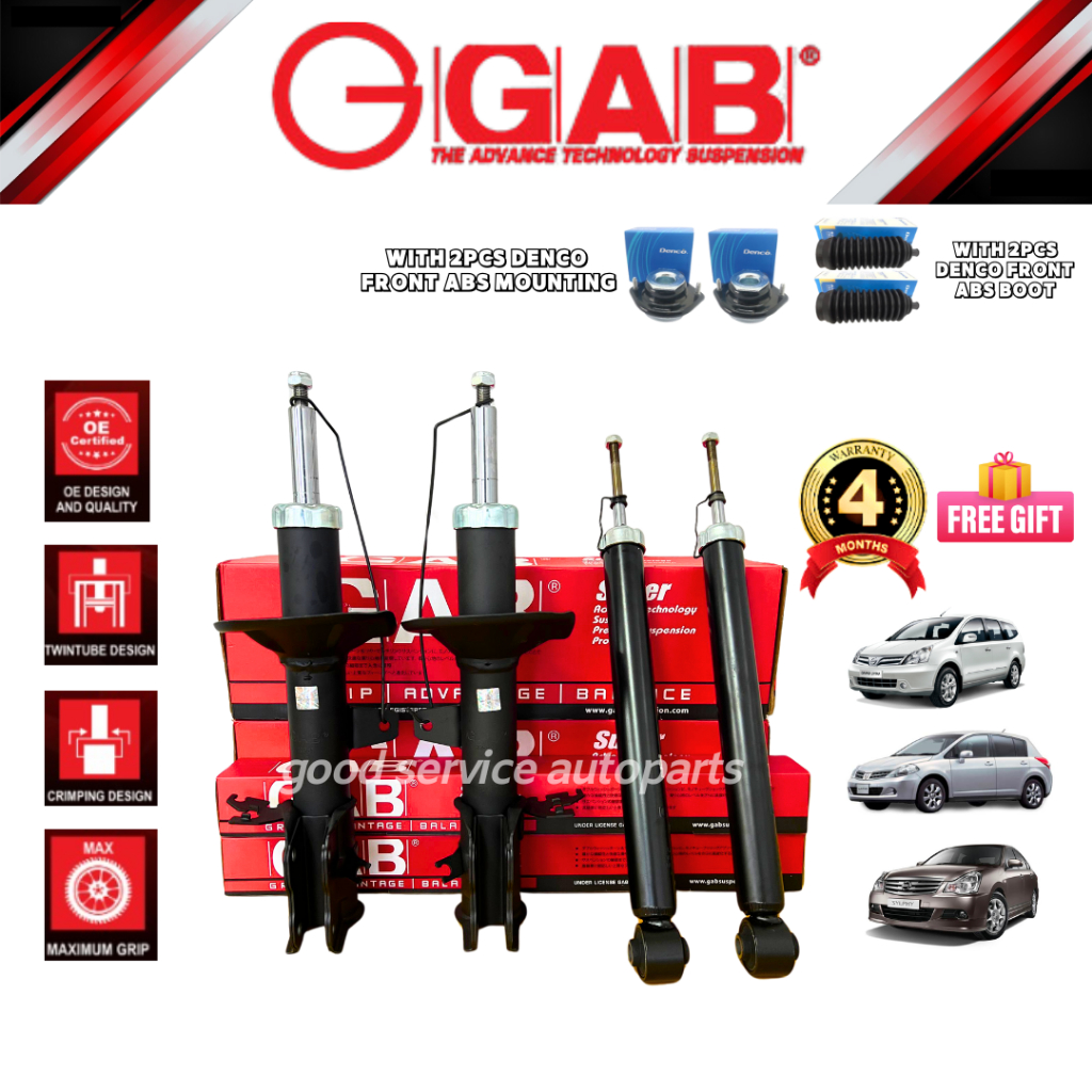 GAB Nissan Grand Livina L10/11, Latio X11, Sylphy G11 Front (Depan ...