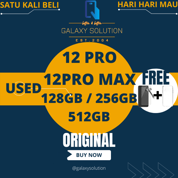 [USED] 12P / 12PM BH 100% (SATU TAHUN WARRANTY) | Shopee Malaysia