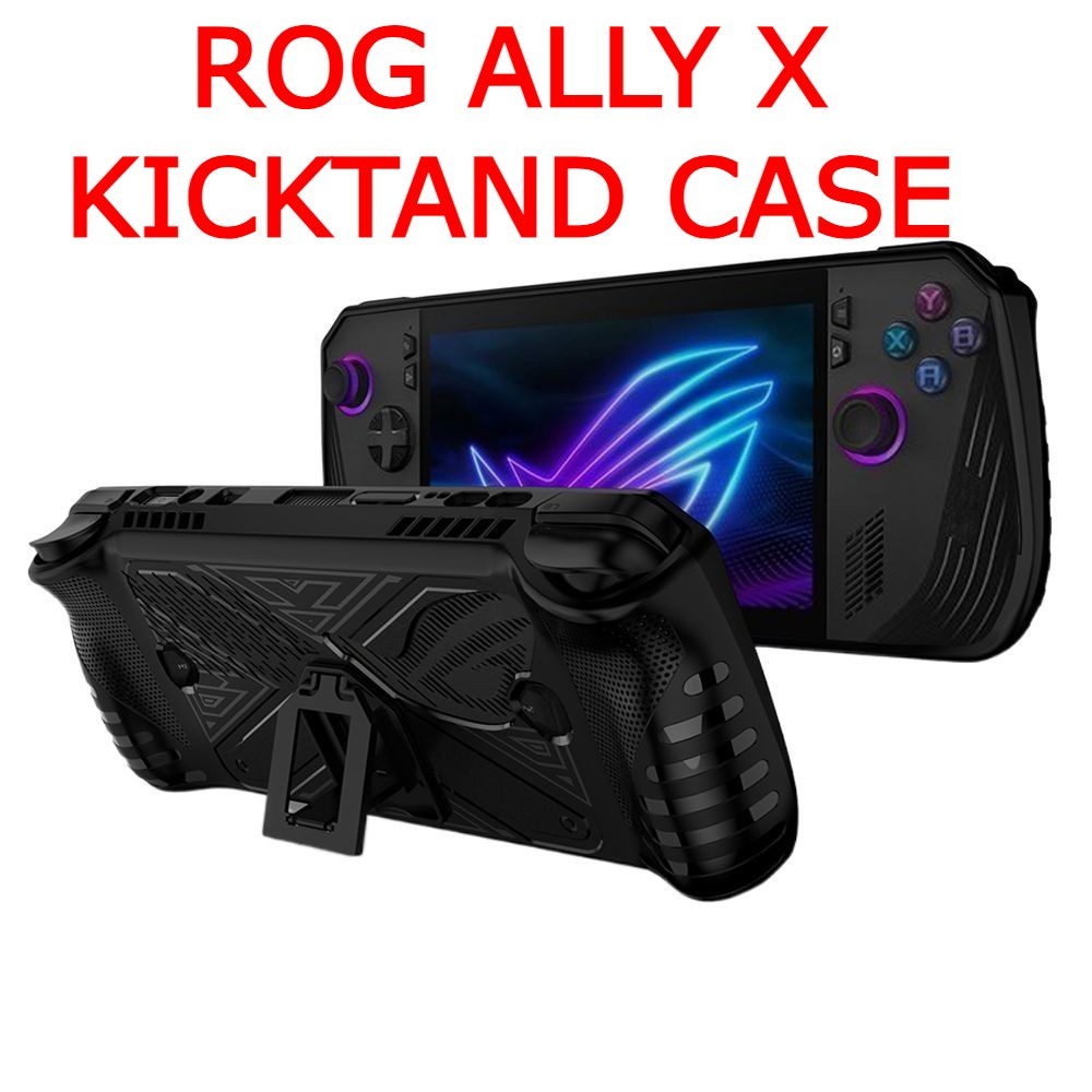ROG Ally X Premium Kickstand Casing Clear TPU Cover Protector Case ...