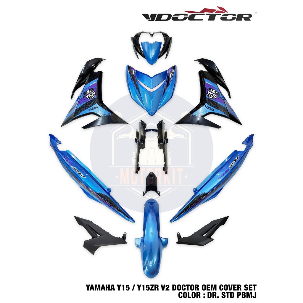 YAMAHA Y15 Y15ZR V2 SPECIAL CUSTOM COLOR BARU BODY COVER SET STD ...