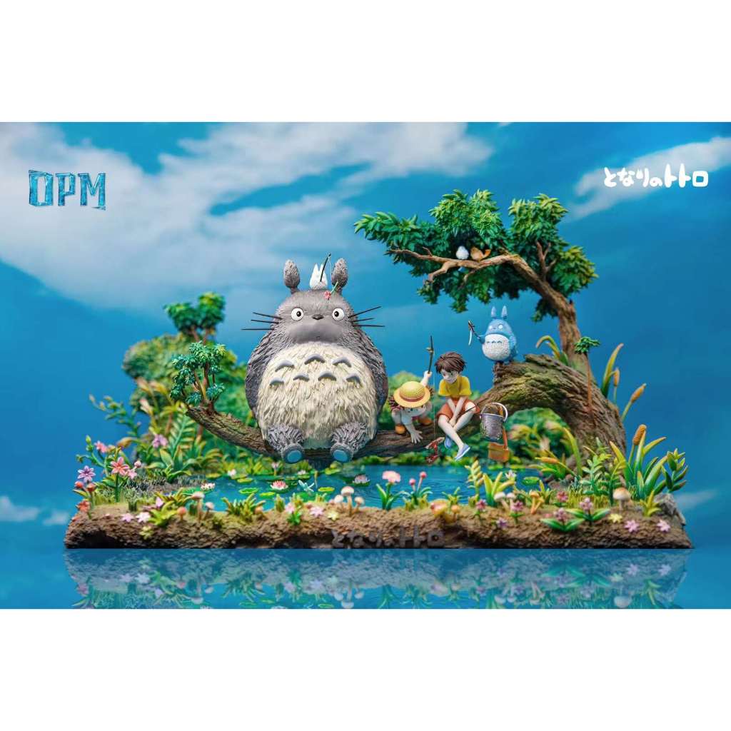 OPM Studio - Totoro fishing Hayao Miyazaki Series 005 Resin Statue GK ...
