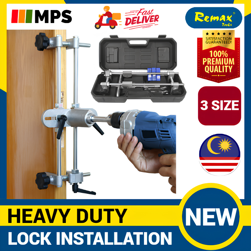 Professional Woodworking Door Lock Mortiser Kit Mortise Lock Hole Saw ...