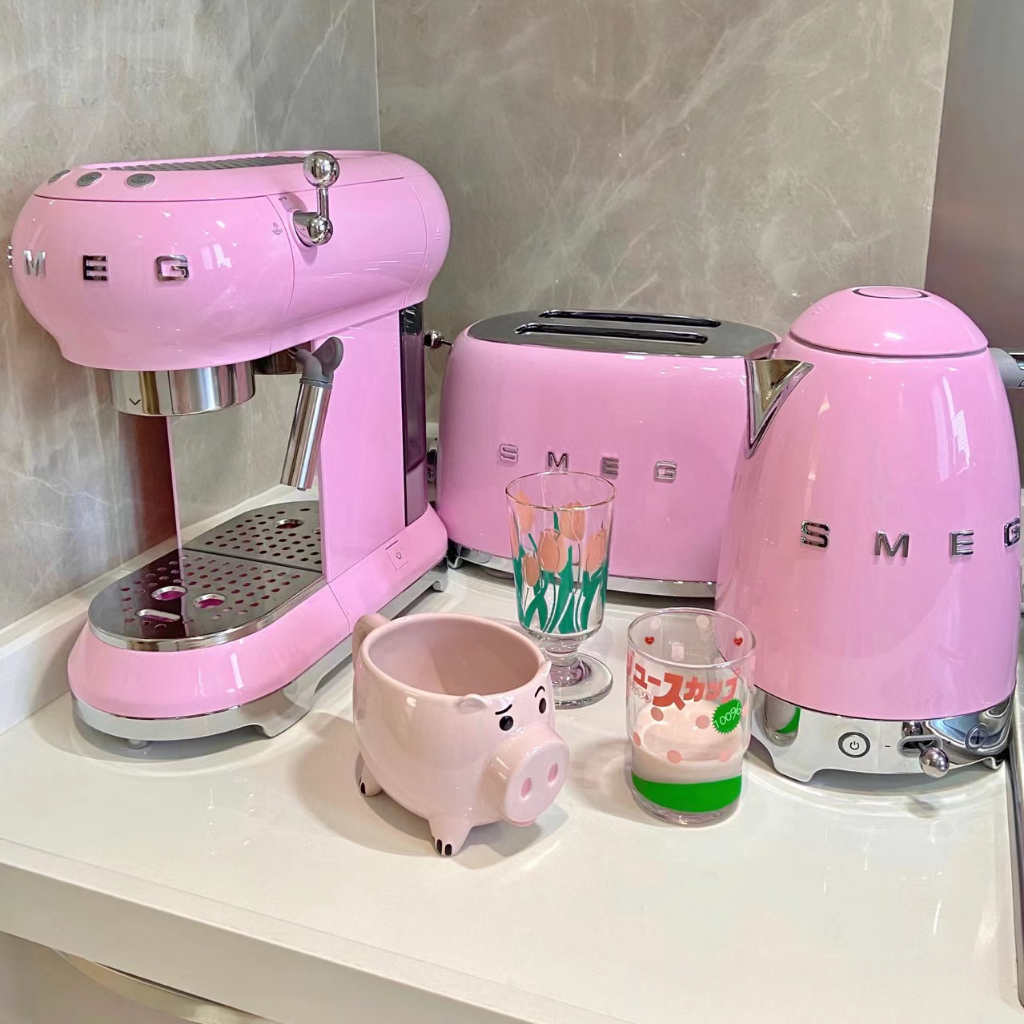 SMEG Retro Stainless Steel Set Knife Holder Household Kitchen Japanese ...