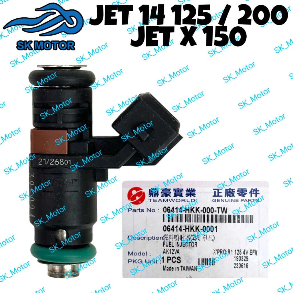 SYM JET X 150 JET 14 125 200 Original Fuel Injector Injection ...