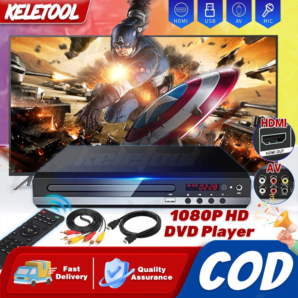 DVD Player CD Player Compact Multi Region ADH CD SVCD VCD Disc ...
