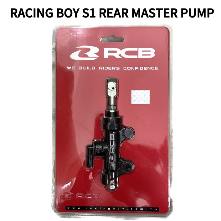 S1 GRT REAR MASTER PUMP RCB RACING BOY UNIVERSAL S1 GRT 14MM Y16 Y15 V1 ...