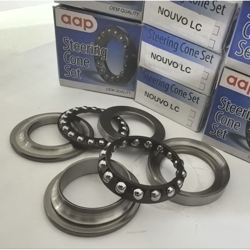 100% ORIGINAL -AAP YAMAHA NOUVO-LC135 EGO-LC125 STEERING CONE SET( WITH ...