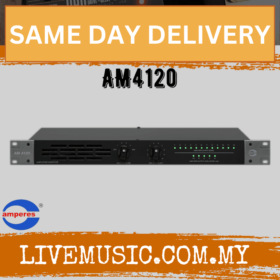 Amperes Electronics AM4120 12 Ch Amplifier Monitor Panela ( AM-4120 AM 4120 ) | Shopee Malaysia