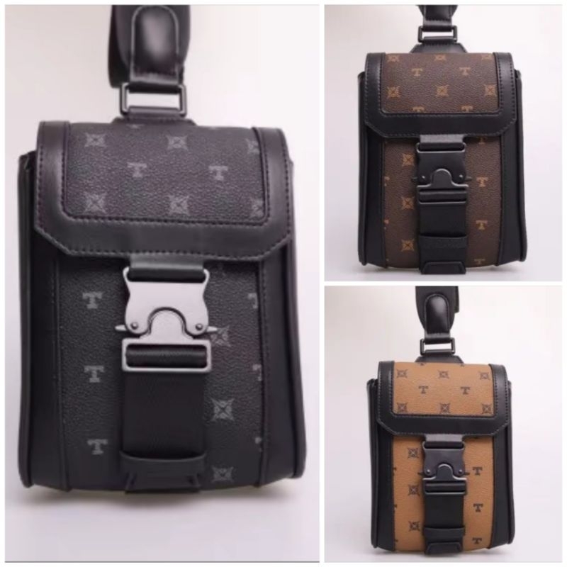 Tomaz NT-TZ Men's Monogram Wearable Wallet Bag, Sling Bag, Handle Bag ...