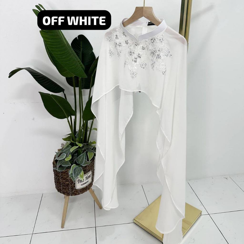 CAPE CAMELIA EXCLUSIVE | CAPE SAHAJA | HABIBI BOUTIQUE | Shopee Malaysia