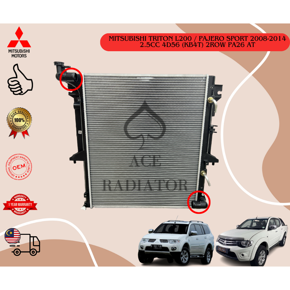 MITSUBISHI TRITON L200 4D56 (KB4T) /PAJERO SPORT 2.5CC 2008-2014 OEM ...