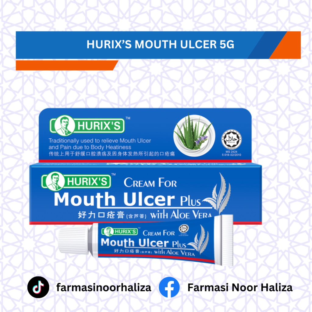 HURIX'S MOUTH ULCER 5G | Shopee Malaysia