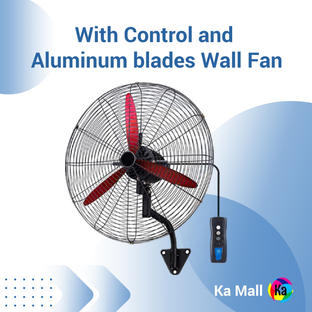 wall fan industrial fan 20/26/30 inch high power pure copper motor ...