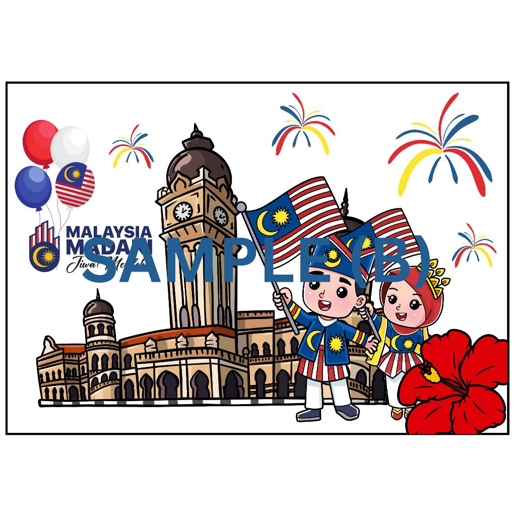 [PRINTABLE PDF] Poster Tema Merdeka, Malaysia, Hari Malaysia, Malaysia ...