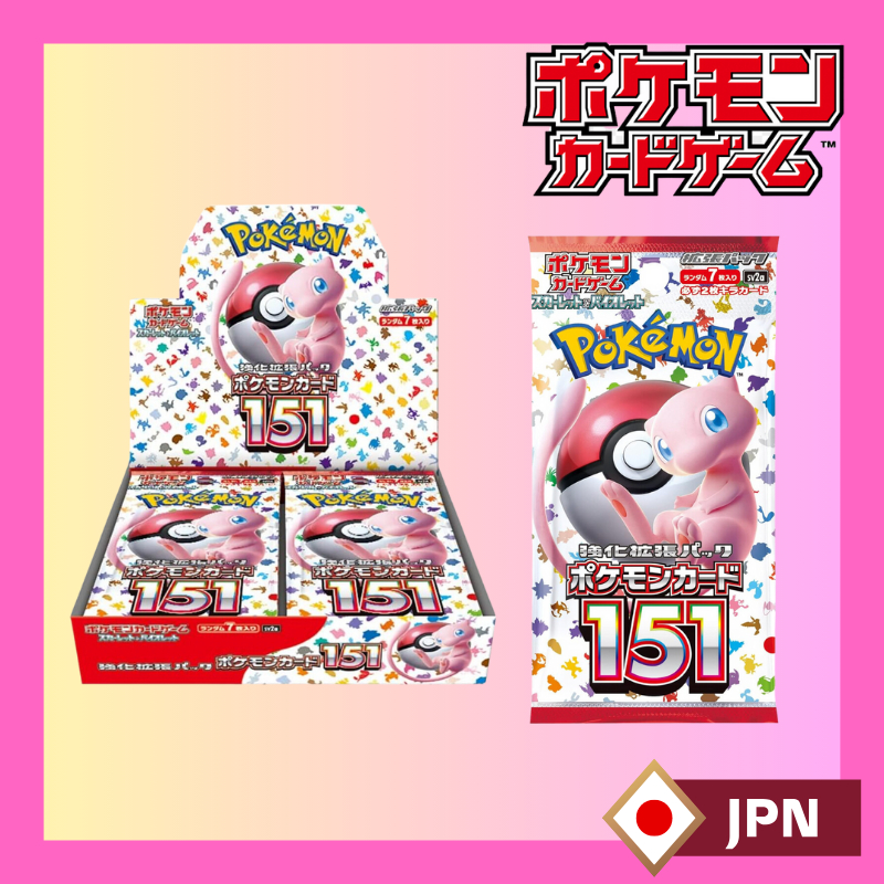 Pokemon Card Japanese TCG Pokemon Card 151 box with Shrink wrapped ...