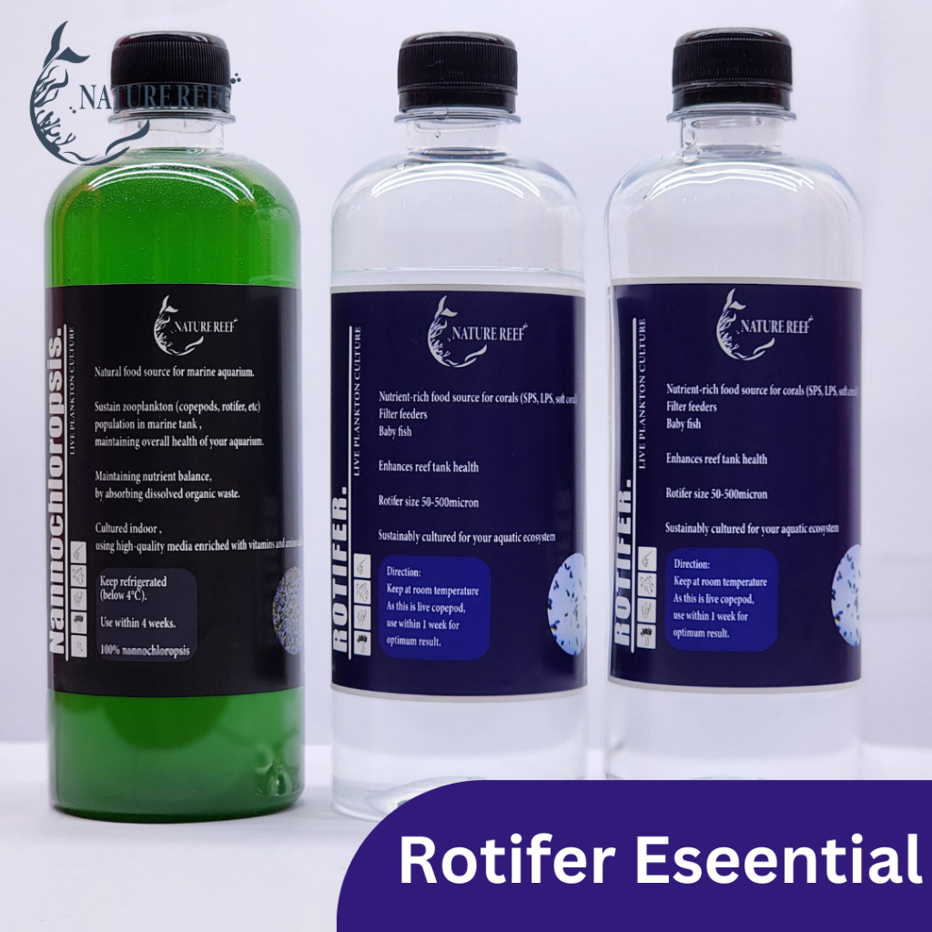 Rotifer essential pack Nature Reef Phytoplankton and Zooplankton Marine ...