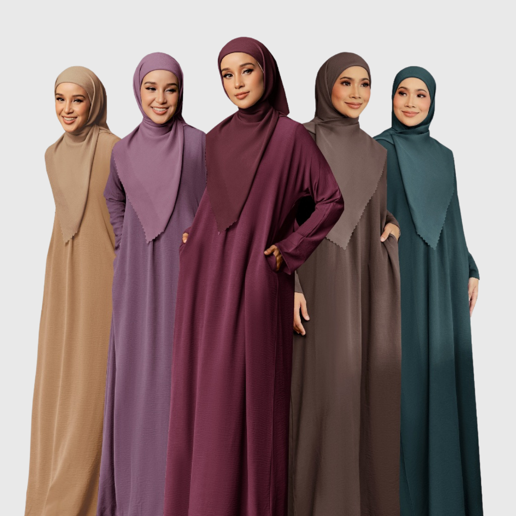 Radiusite Belva - IRONLESS STYLISH KAFTAN DRESS ABAYA JUBAH UMRAH HAJI ...