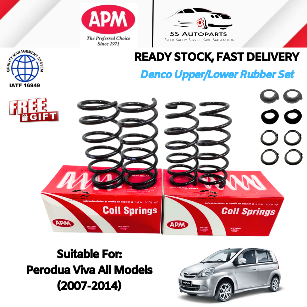 APM Perodua Viva All Models (2007-2014) Standard Coil Spring Front ...