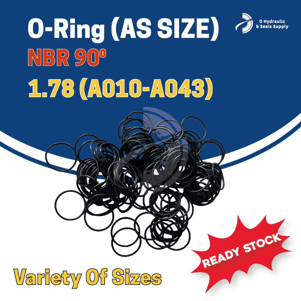 90° ORN [A010-A032] Oring NBR O-ring AS Size 90 shore O-ring 90 shore ...
