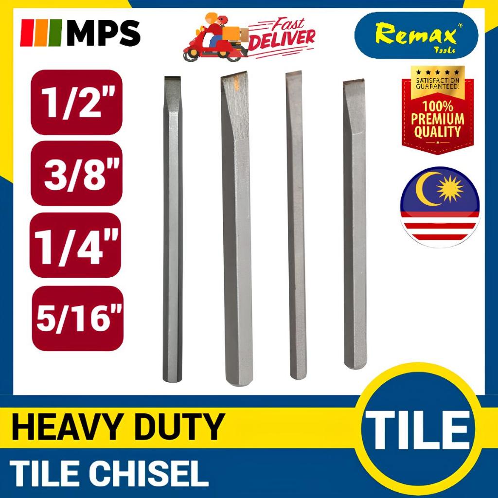 Remax TCT Tile Chisel Mosaic Chisel Pahat Tile 1/4" 5/16" 3/8" 1/2" TCT ...