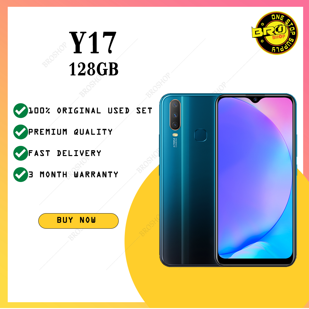 100% Original Y17 6GB + 128GB ( 2nd Phone Secondhand Used Terpakai Condition Grade A) | Shopee ...