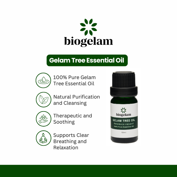 BIOGELAM Gelam Tree Essential Oil (10ml) | Shopee Malaysia