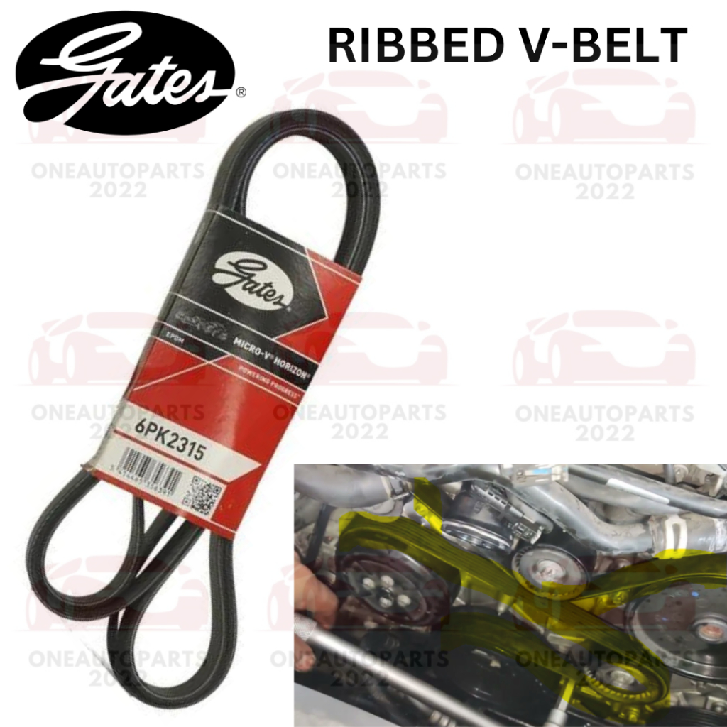 GATES RIBBED V-BELT MERCEDES BENZ M271 CGI ENGINE W204 C207 W212 SLK ...