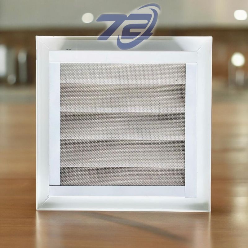 LOUVER c/w INSERT SCREEN (netting) ALUMINUM & Galvanized Iron size：30cm ...