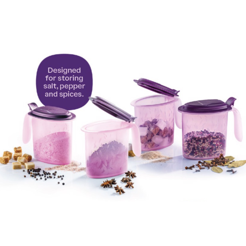 [READY STOCK] Tupperware Salt N Spice Set (4) 500ml | Shopee Malaysia