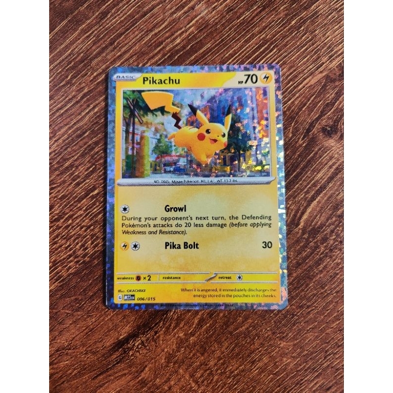 Pikachu 006/015 - Holo - McDonald’s 2023 Pokemon Card (BRAND NEW ...