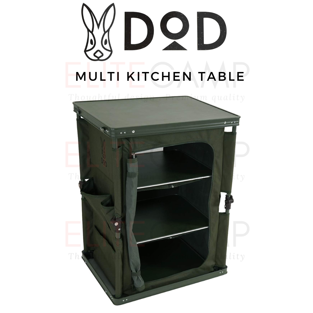 DOD Multi-Kitchen Table Simply Pull Up to Complete Shelves No Wobble ...