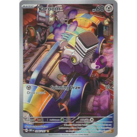 Pokemon tcg Varoom - 206/197 - Illustration Rare Scarlet & Violet ...
