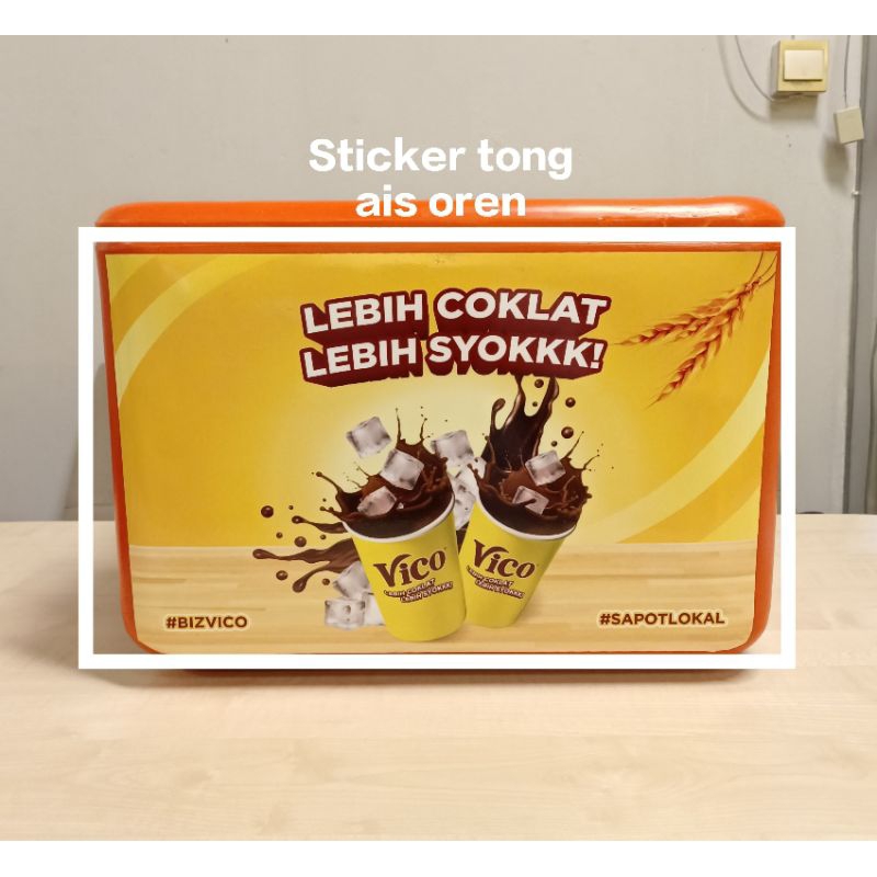 Sticker Tong Ais Vico | Shopee Malaysia