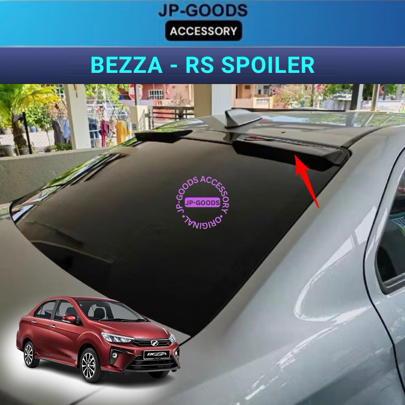 Perodua Bezza 2016 - 2024 Rear Spoiler RS Style Windscreen Glass Window ...