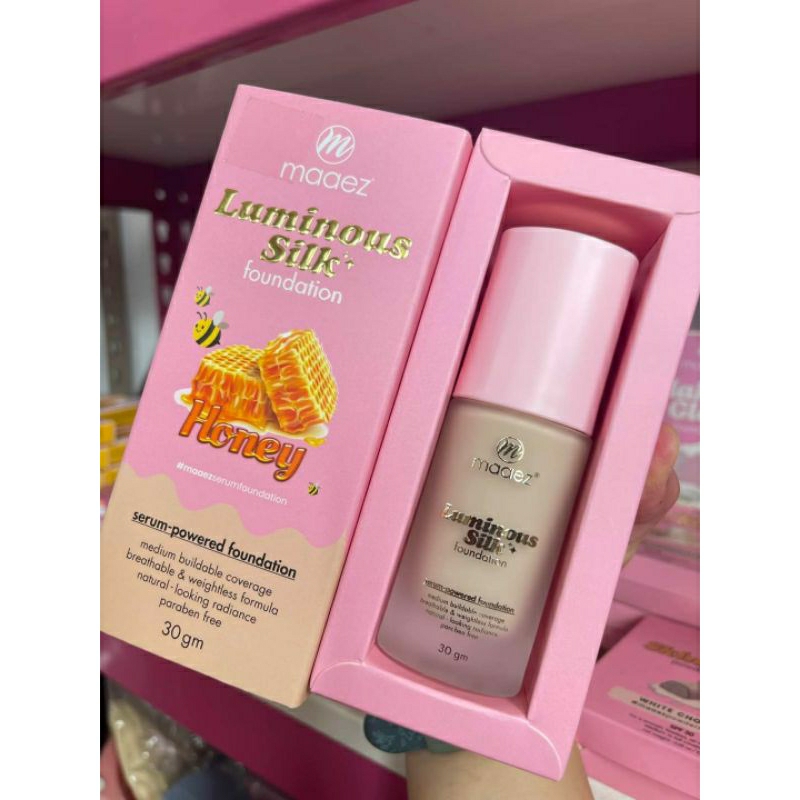 MAAEZ MAKE IT GLOW FOUNDATION 15g-MAAEZ LUMINOUS SILK FOUNDATION 30G ...