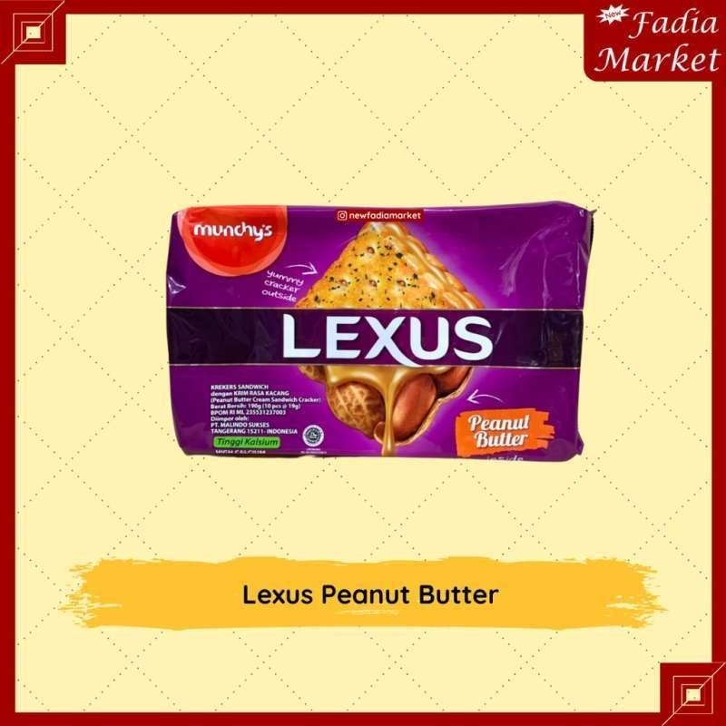 Munchy's Lexus Peanut Butter Crackers 190g x 12 packs (Expiry:15 Sept 24) | Shopee Malaysia