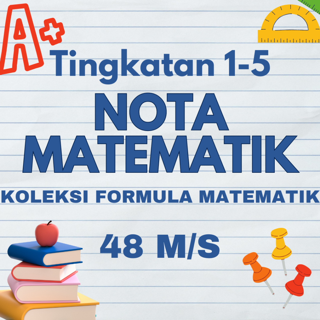 [Softcopy PDF📚] Nota Matematik Koleksi Formula Matematik Tingkatan 1-5 ...