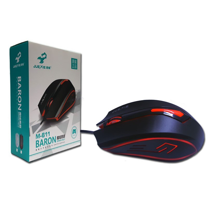 JUEXIE M-611 BARON DEMON FIELD JUEXIE OPTICAL GAMING MOUSE | Shopee ...