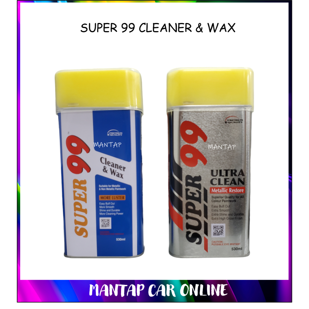 100% ori Soft Super 99 Luster Cleaner Wax 530ml cleaner & Wax quality ...