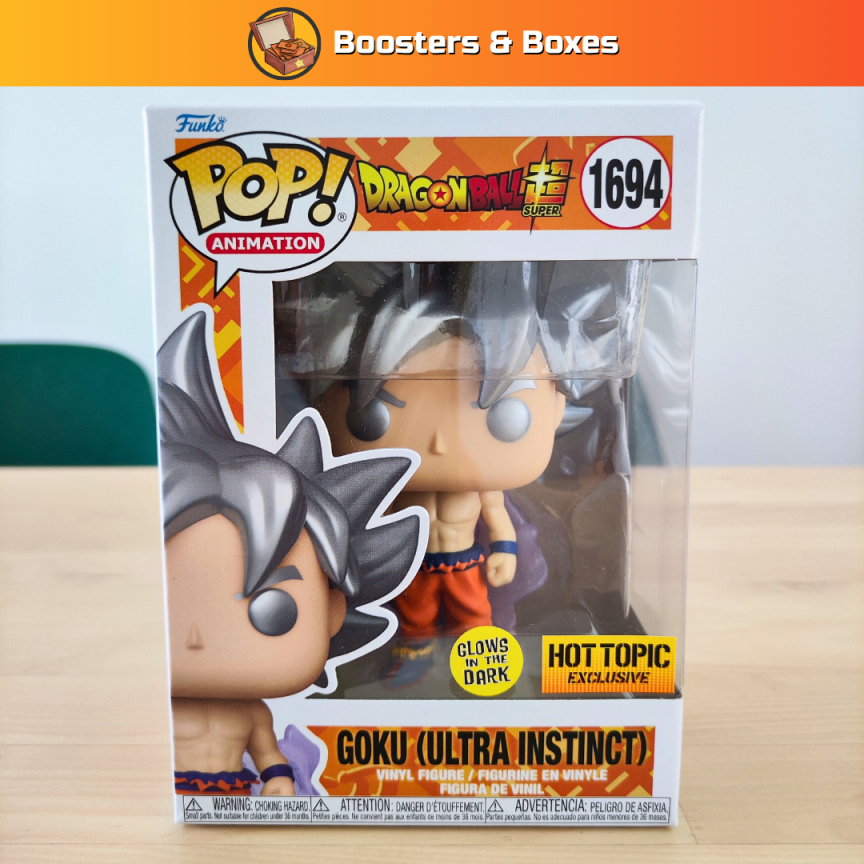 Funko Pop! Animation: Dragon Ball Super - Goku (Ultra Instinct) #1694 ...