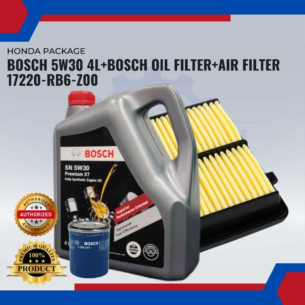 Honda City TMO GM2 Engine Oil. Oil Filter. Air Filter Service Combo ...